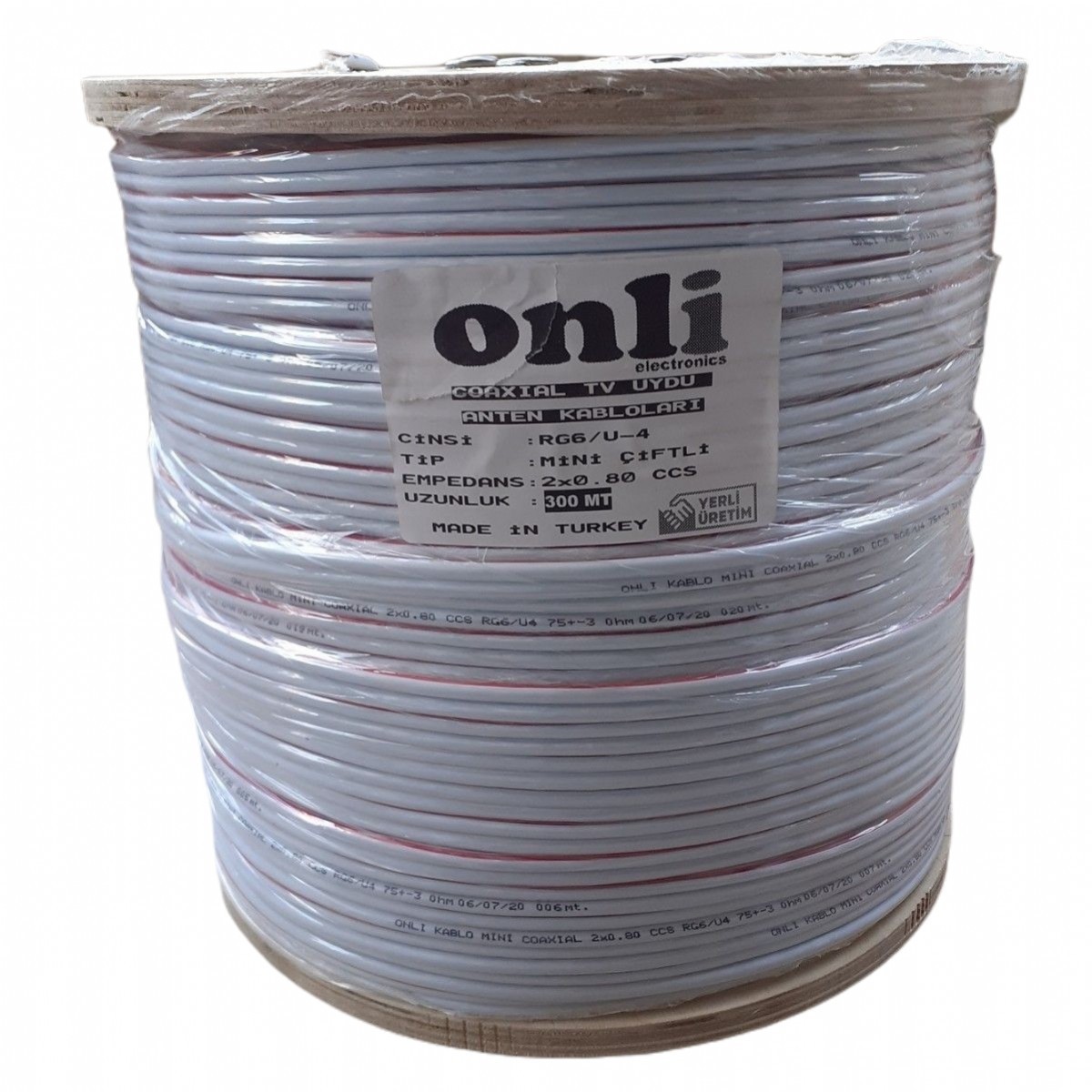 300 MT ONLÄ° Ä°KÄ°LÄ° Ä°NCE ANTEN KABLOSU 2X0,80 | ANTEN KABLOLARI ...